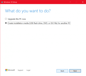 Install Windows 10 version 20H2 manually