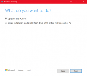 Install Windows 10 version 20H2 manually