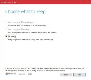 Install Windows 10 version 20H2 manually