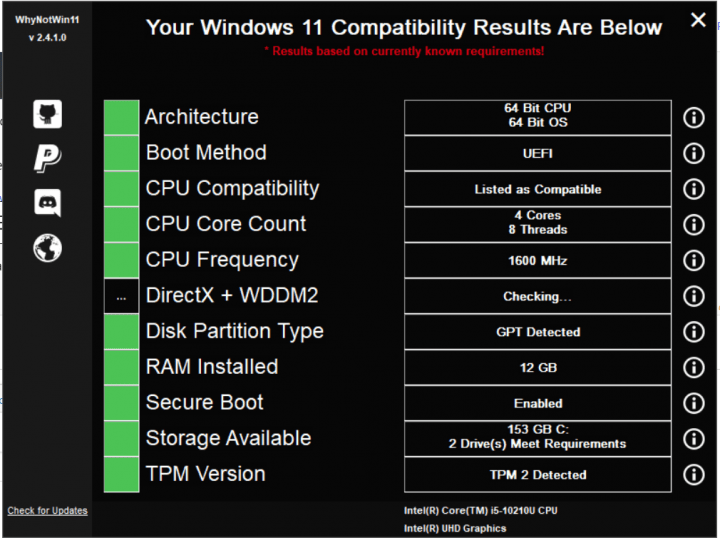 Check Windows 11 Compatibility for your Windows PC