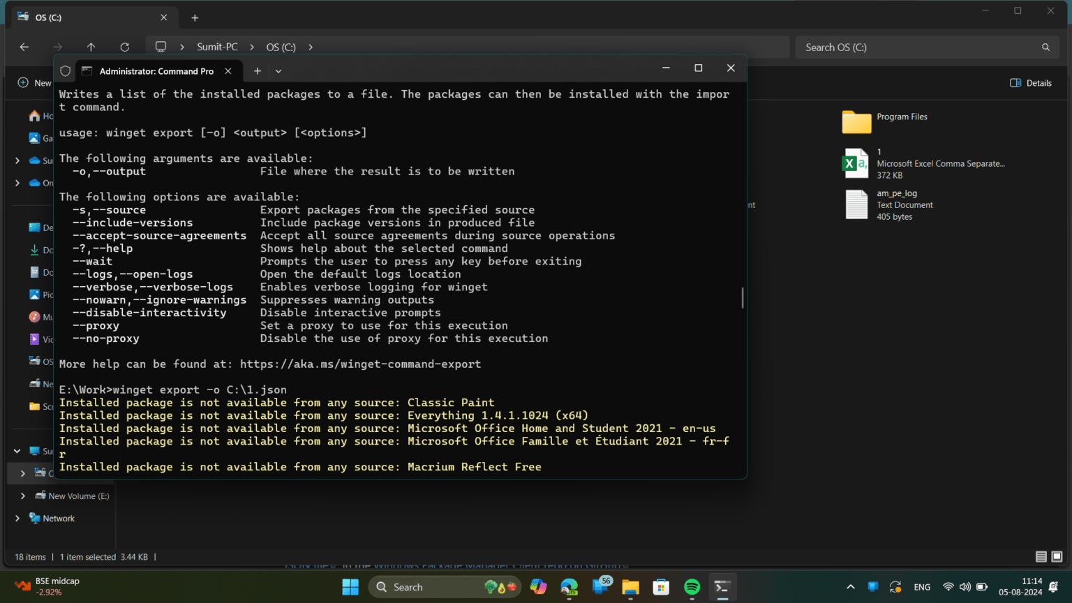 Use Winget in Windows 11