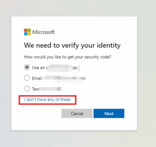 Stopping Single use code emails from Microsoft