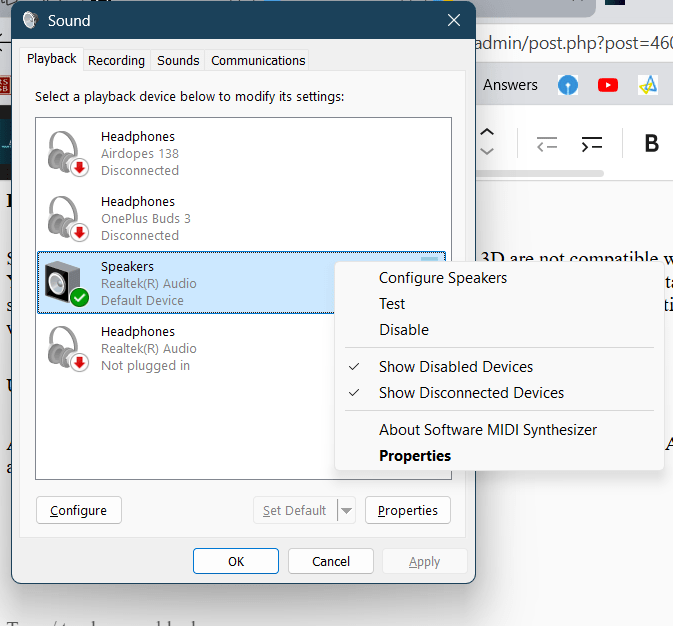 Audio renderer error Windows 11 fixes