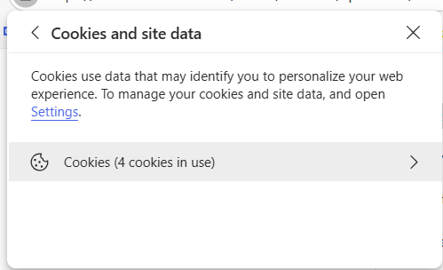 How to clear Cache in Microsoft Edge