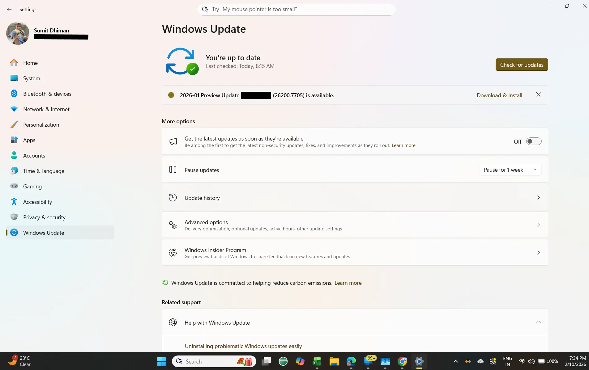 Microsoft Windows 11 Emergency update list